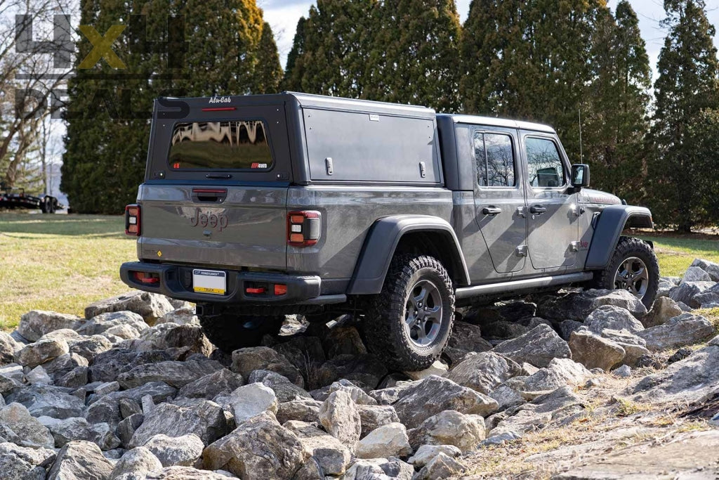 Alu-Cab aluminium hardtop (smooth) voor Jeep Gladiator | Alu-Cab hardt