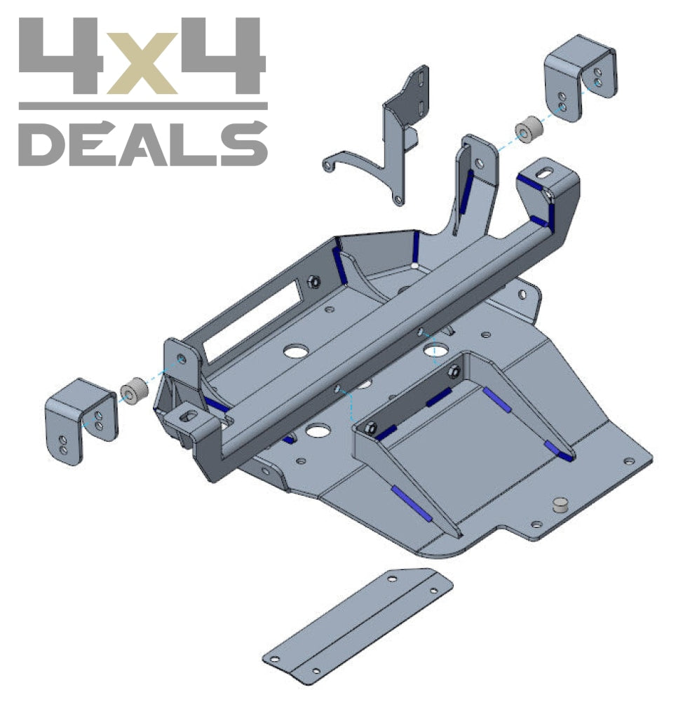 Hidden Winchmount voor Ford Ranger Raptor (2022+)